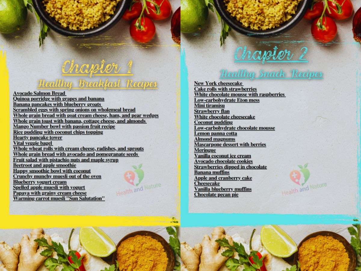 Healthy Recipes Cookbook- Download Your Free eBook right now
