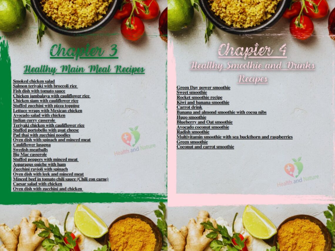Healthy Recipes Cookbook- Download Your Free eBook right now